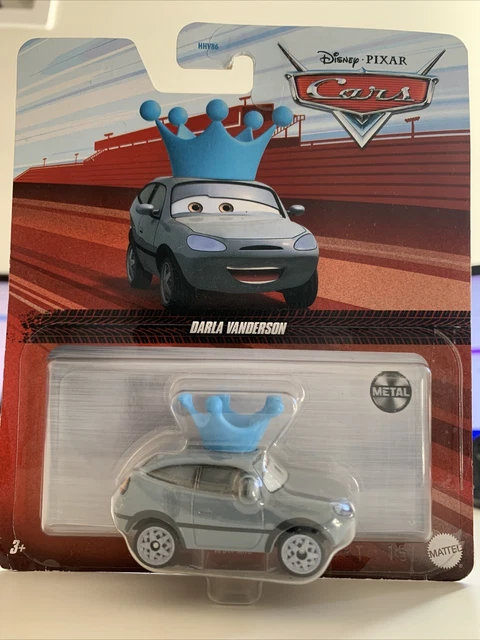 DISNEY PIXAR CARS - Darla Vanderson King Fan Original Official Diecast ...