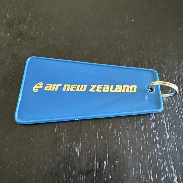 AIR NEW ZEALAND Private Bag Retro Plastic Key Tag £8.96 - PicClick UK