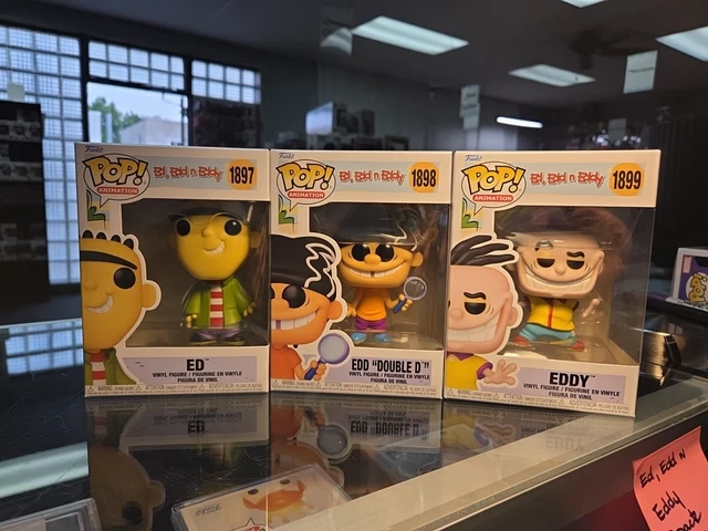 FUNKO POP! CARTOON Network Ed #1897 Edd "Double D" #1898 Eddy #1899 W Protectors £42.42 ...