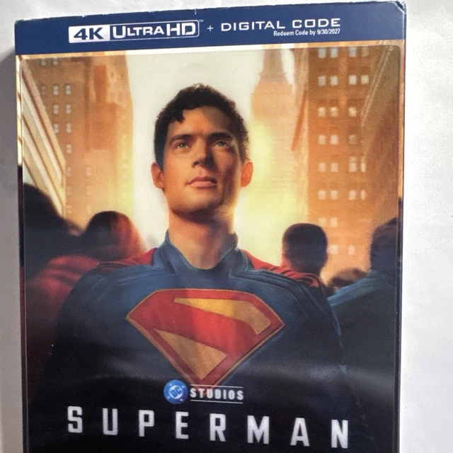 SUPERMAN (4K BLU-RAY & Digital, 2025) w/ Limited Ed. LENTICULAR ...