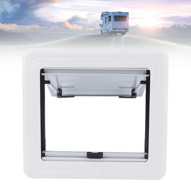 RV CARAVAN CAMPER External Push Window Top Hinged Push Out Window w ...
