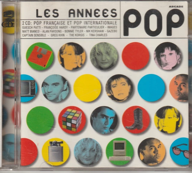 LES ANNÉES POP, 2 CD Patti, Piétri, Images, Mader, Korgis, Bonnie Tyler ...