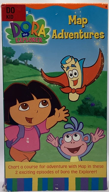 DORA THE EXPLORER - Map Adventures VHS 2002 Former Rental **Buy 2 Get 1 ...