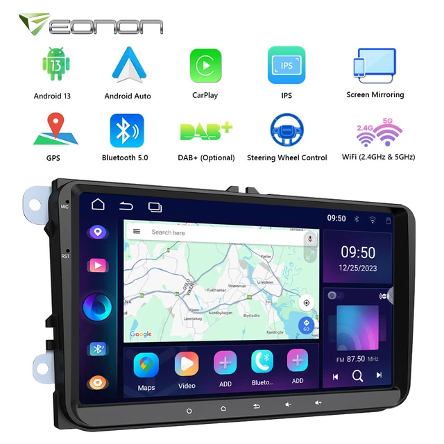 FOR VW GOLF MK5 MK6 9" Apple CarPlay Car Stereo Radio Android 13 Player GPS DAB+ £129.99 ...