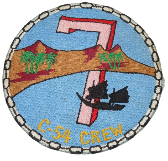 ORIGINAL VIETNAM WAR US Navy Japanese Made C-54 Crew Aviation Patch J7 ...