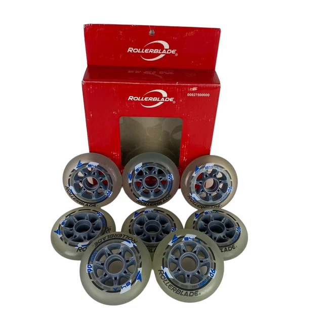ROLLERBLADE ACTIVE 90MM 84A Replacement Wheels New Set of 8 Vintage $65 ...