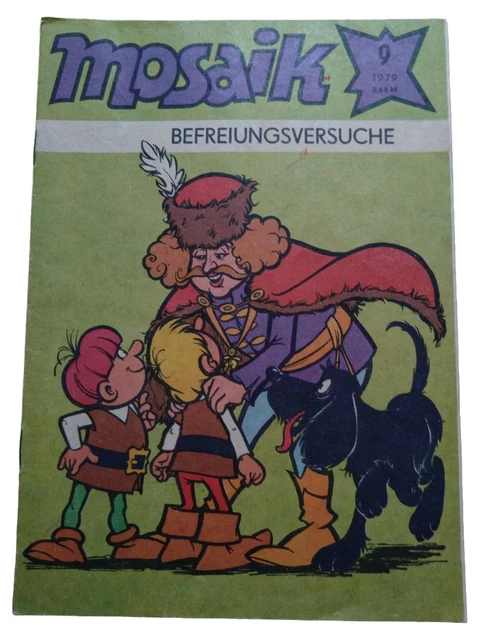 MOSAIK COMIC HEFT 9/1979 Befreiungsversuche DDR Retro Taschenbuch ...