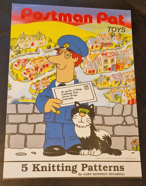 POSTMAN PAT TOYS 5 Doll Knitting Patterns 1997 Alan Dart Gary Kennedy ...