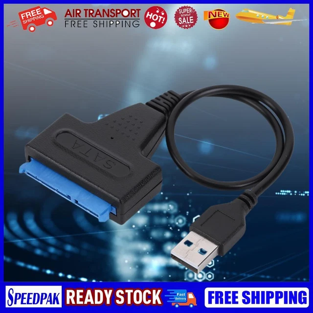 USB 2.0 TO SATA External Hard Drive Adapter Cable 22pin for 2.5 Inch ...