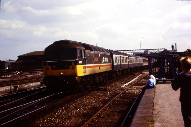 35MM ORIGINAL COLOUR Rail Slide BR Class 47 47621 at Derby 1989 £2.99 ...