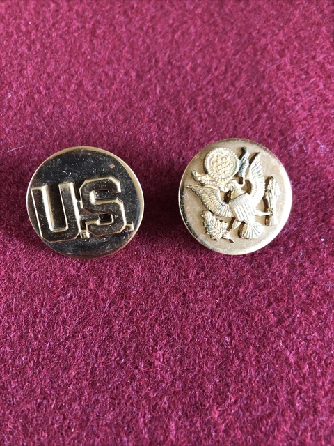 WW2 US ARMY Detached Enlist Men Insignia Collars 1943 EUR 35,00 ...