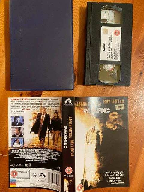 RARE VHS Video Narc Jason Patric Ray Liotta Busta Rhymes BIG CASE Ex ...