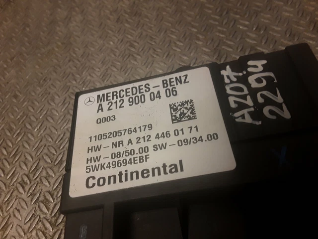 MERCEDES W212 ESSENCE Pompe Contrôle Module pour Classe E W207 Diesel ...