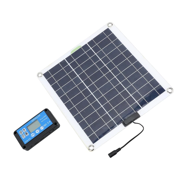 200W SOLAR PANEL Kit Monocrystalline Silicon Solar Panel OBD Charger ...