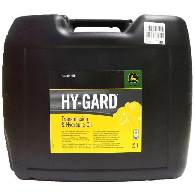 20 LITER JOHN Deere Hy-Gard Getriebe- und Hydrauliköl (UTTO) Kanister ...