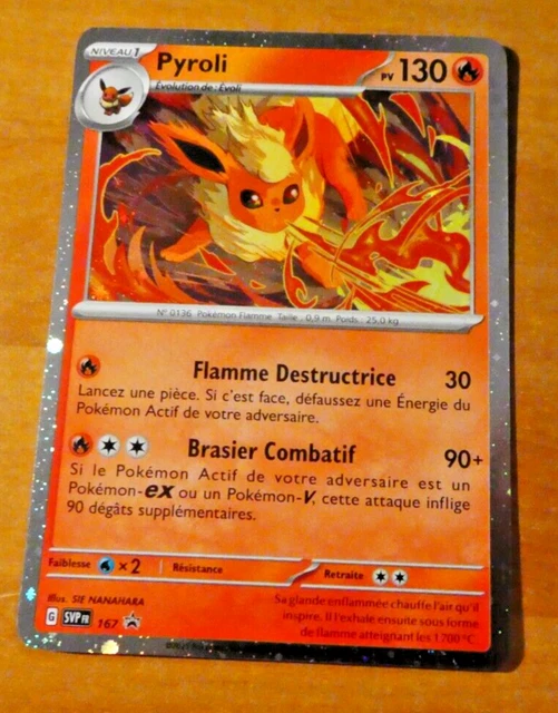 POKEMON EVOLUTIONS PRISMATIQUES CARD HOLO CARTE PYROLI SVP 167 Promo FR ... POKEMON EVOLUTIONS PRISMATIQUES CARD HOLO CARTE PYROLI SVP 167 Promo FR ...