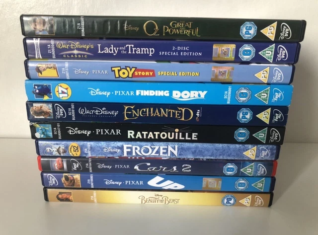 DISNEY DVD BUNDLE Job Lot 10 Films- Disney Classics/ Pixar- Childrens Kids £7.99 - PicClick UK