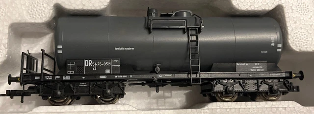 ROCO 66548 HO 4-achs. Kesselwagen mit Bühne DR Ep.III EUR 29,00 ...