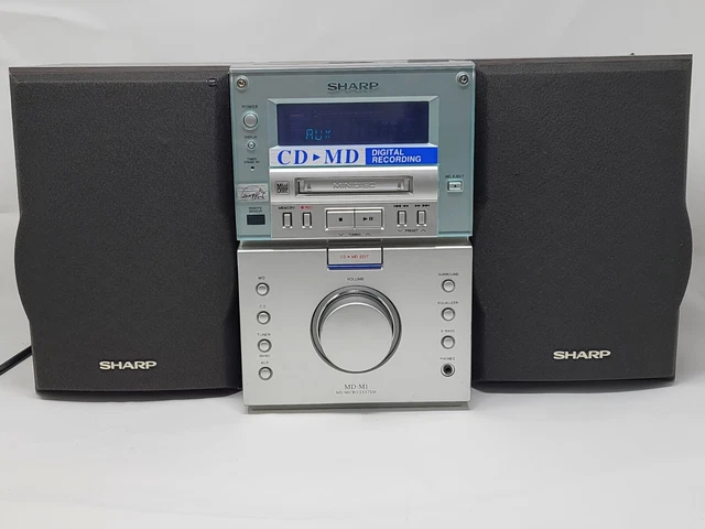 RARE SHARP MD-M1 Mini Disc minidisc player recorder Radio cd $349.99 ...