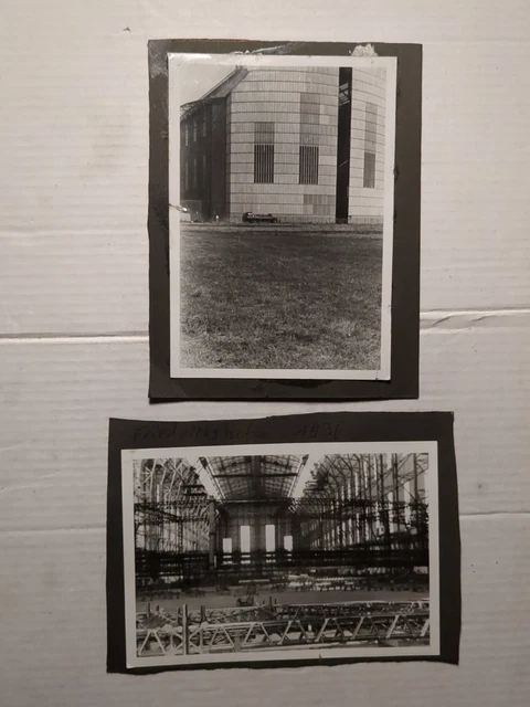 4 FOTOS ZEPPELIN 11,5X8 cm Blick Zeppelinhall Montagehalle ...