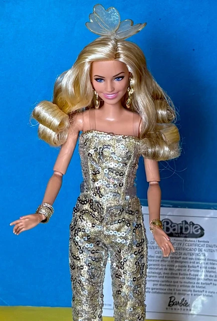 BARBIE MARGOT ROBBIE Movie Doll Gold Outfit Disco New £99.99 - PicClick UK
