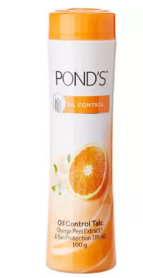 PONDS OIL CONTROL Talcum Powder With Orange Peel Extract 100g £11.11 ...