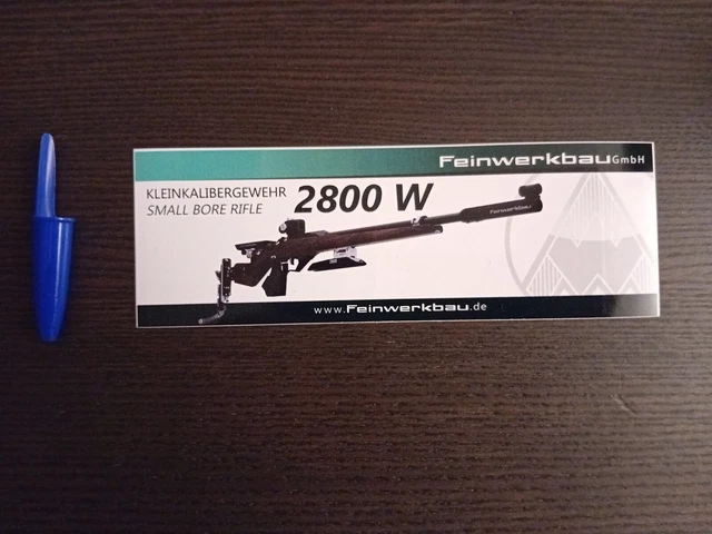 FEINWERKBAU 2800W AIR Rifle STICKER AUTOCOLLANT EUR 3,00 - PicClick FR