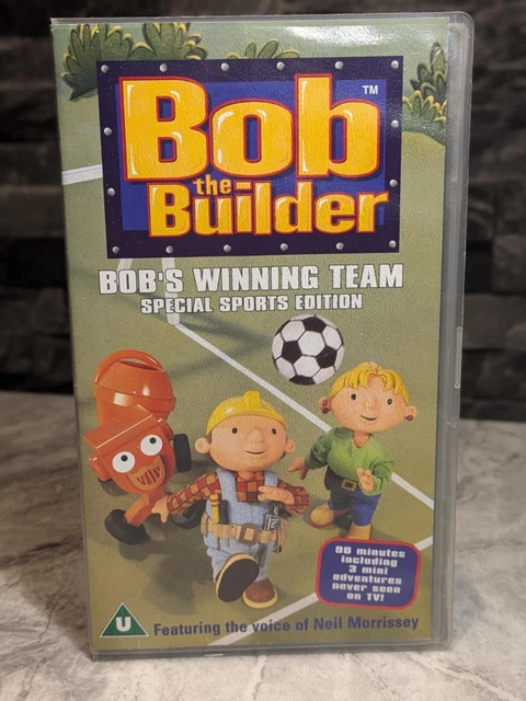 BOB THE BUILDER VHS Tape Bob's Winning Team Special Sports Edition £5. ...