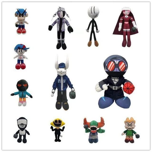 FRIDAY NIGHT FUNKIN Stuffed Plush Toy FNF Spooky Month Skid Pump Doll ...