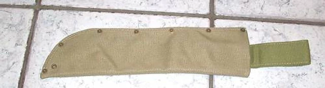 MACHETE SHEATH WW2 Australian Army Khaki Webbing - Reproduction Copy ...