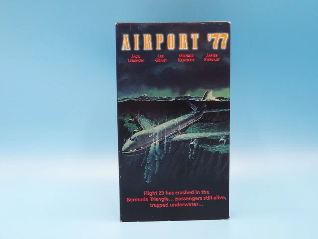 AIRPORT 77 VHS 1996 Jack Lemmon James Stewart Disaster Film Goodtimes £ ...