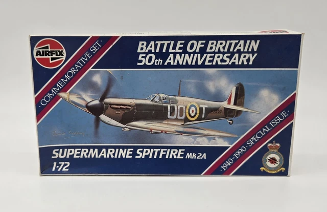 SUPERMARINE SPITFIRE MK2A Battle Of Britain 50th Anniversary Airfix ...