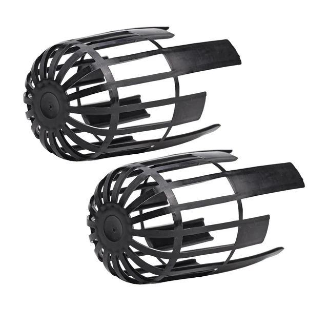 PLASTIC GUTTER OUTLET Guard Protects Drains and Downspouts from Debris ...