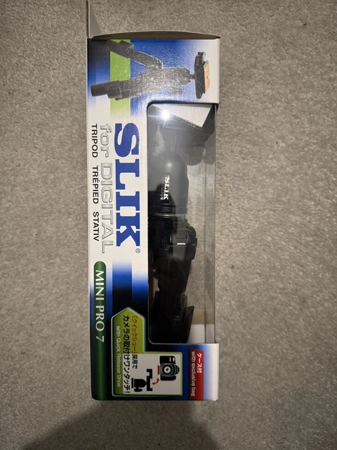 SLIK MINI PRO 7 Camera Tripod with SBH-150DQ Ball Head - New UK Stock £ ...