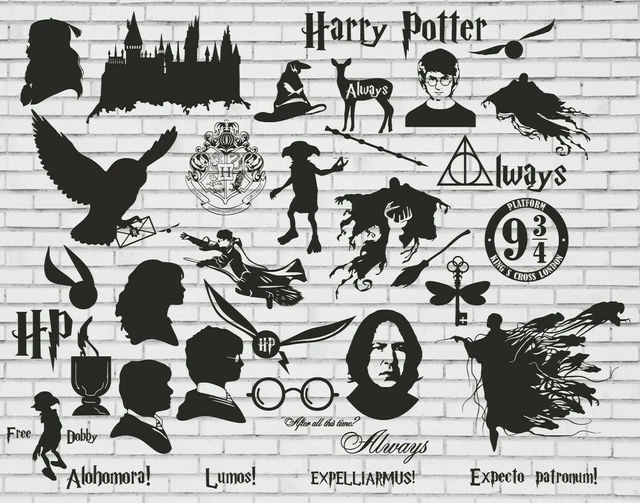 HARRY POTTER SVG. Laser cutting kit, vector file, cnc, cnc file EUR 4 ...
