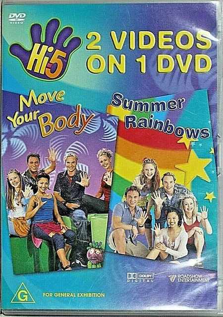 HI-5 MOVE YOUR Body/Summer Rainbows - 2 On 1 DVD Like New Region 4 $14. ...