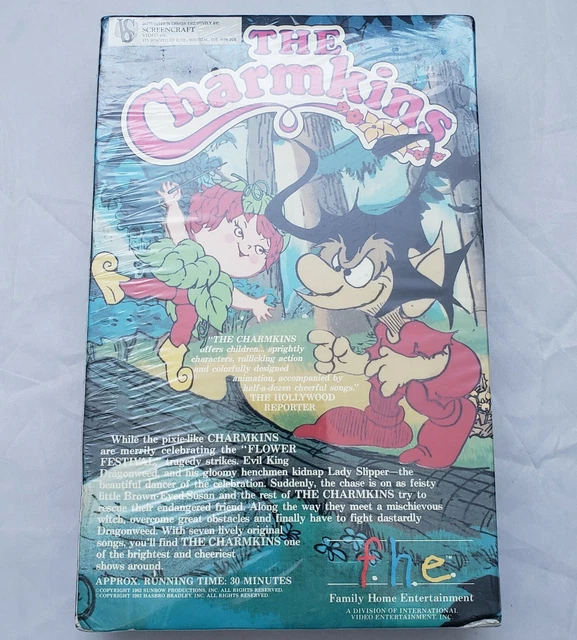 THE CHARMKINS VHS Animated Family Home Entertainment FHE Hasbro Bradley ...