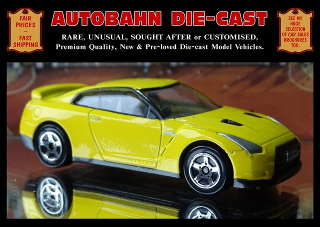 NISSAN GT-R R35, Sbalorditivo E Raro Collezionista Pressocast Scala 1: ...