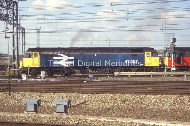 RAIL 35MM COLOUR Slide 47467 Class 47 Crewe 17/6/1992 #J1350 £4.99 ...