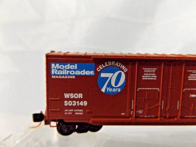 MICRO TRAINS - 75130- Wisconsin & Southern 50' Box Car - N - Model ...