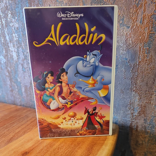 ALADDIN VHS VIDEO Kassette Walt Disneys Meisterwerk 400 01662 Hologramm ...
