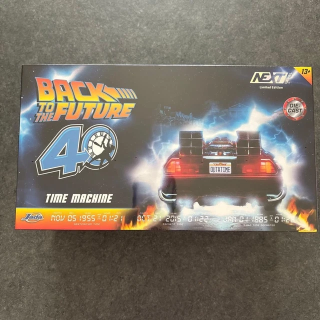 BTTF DELOREAN 1/24 JADA Chrome Ver Donki EUR 284,06 - PicClick IT