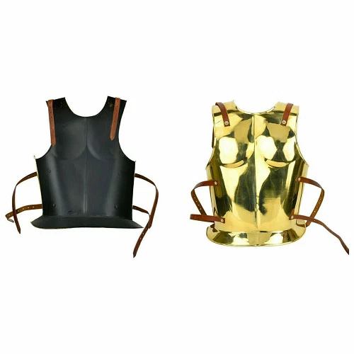 MEDIEVAL MUSCLES STEEL Metal Armor 18 Guage Greek Cuirass Breastplate ...