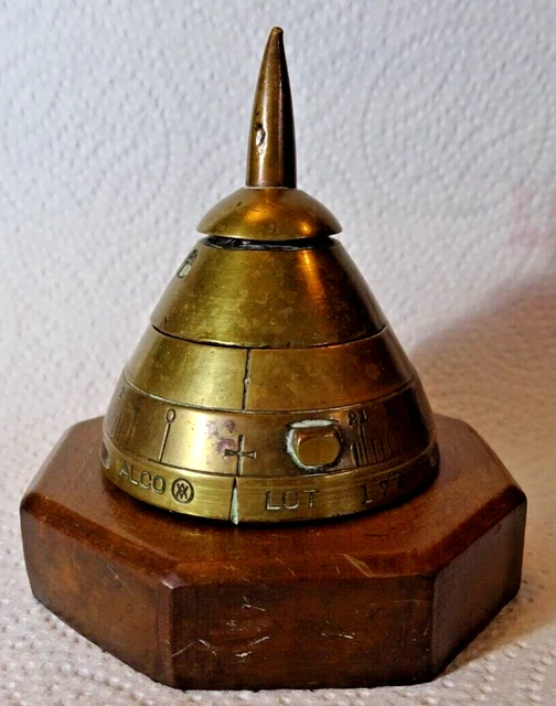WW1 NOSE CONE Timer Paperweight £26.72 - PicClick UK