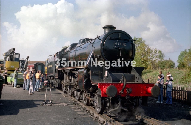 BRITISH RAIL LMS BLACK 5 STEAM LOCOMOTIVE 44932 35mm NEGATIVE+COPYRIGHT ...