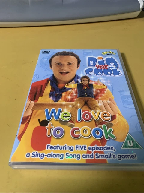 BIG COOK LITTLE Cook DVD We Love to Cook Cbeebies Kids TV Five Episodes ...