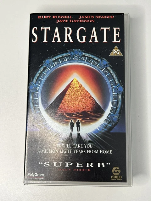 STARGATE THE MOVIE VHS Tape Ex-Rental Large White Case 1994 Sci-fi MGM EUR 5,86 - PicClick IT