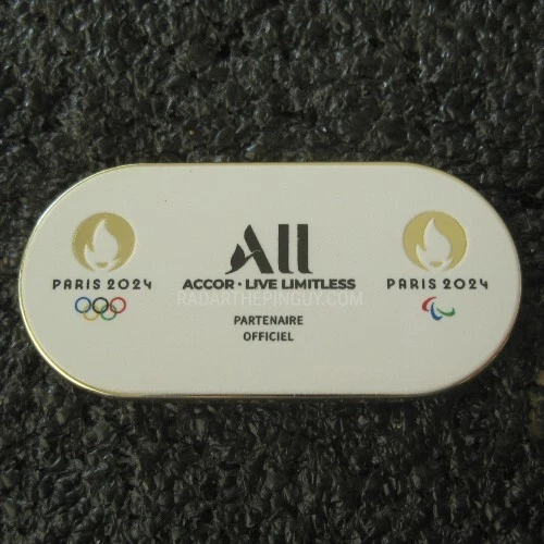 2024 PARIS SUMMER Olympic Paralympic ALL Accor Live Limitless Dual Logo ...
