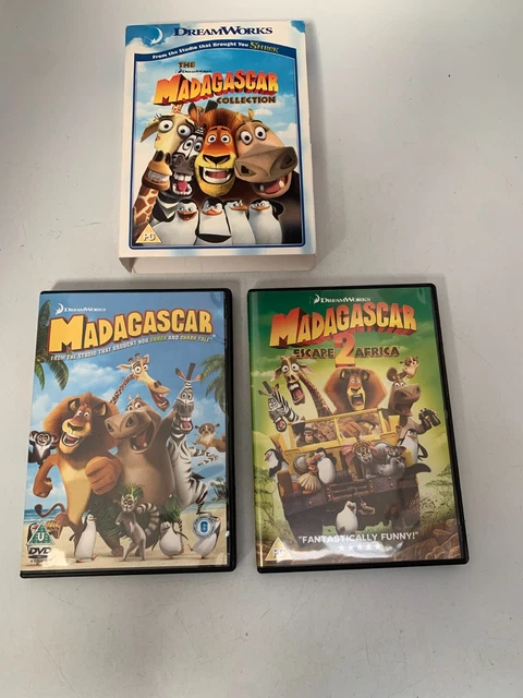 THE MADAGASCAR COLLECTION Set Of 2 DVDs DreamWorks PG #GL £2.99 ...