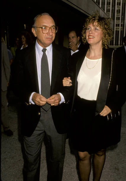 NEIL SIMON & wife at Premiere Of City of Angels at Subert Th - 1991 Old ...